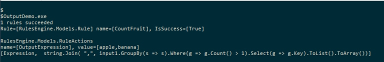 Using Output expressions with the Microsoft Rules engine – GTech corner